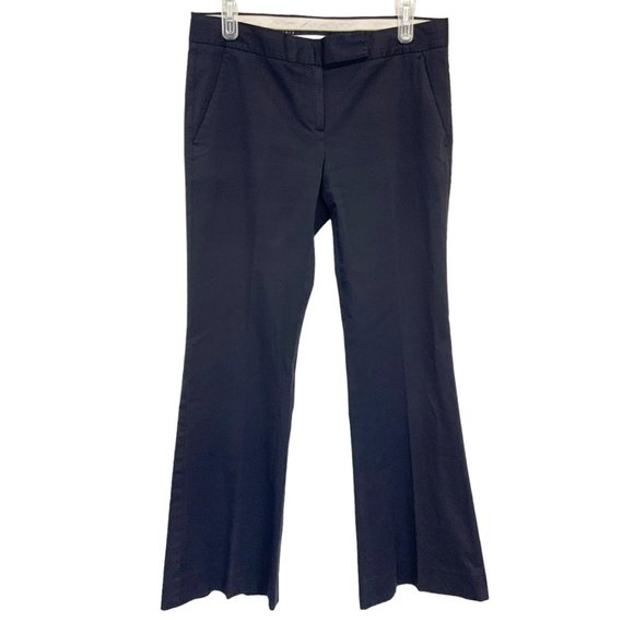 Theory | Pants & Jumpsuits | Theory Stretch Cotton Trousers In Black ...